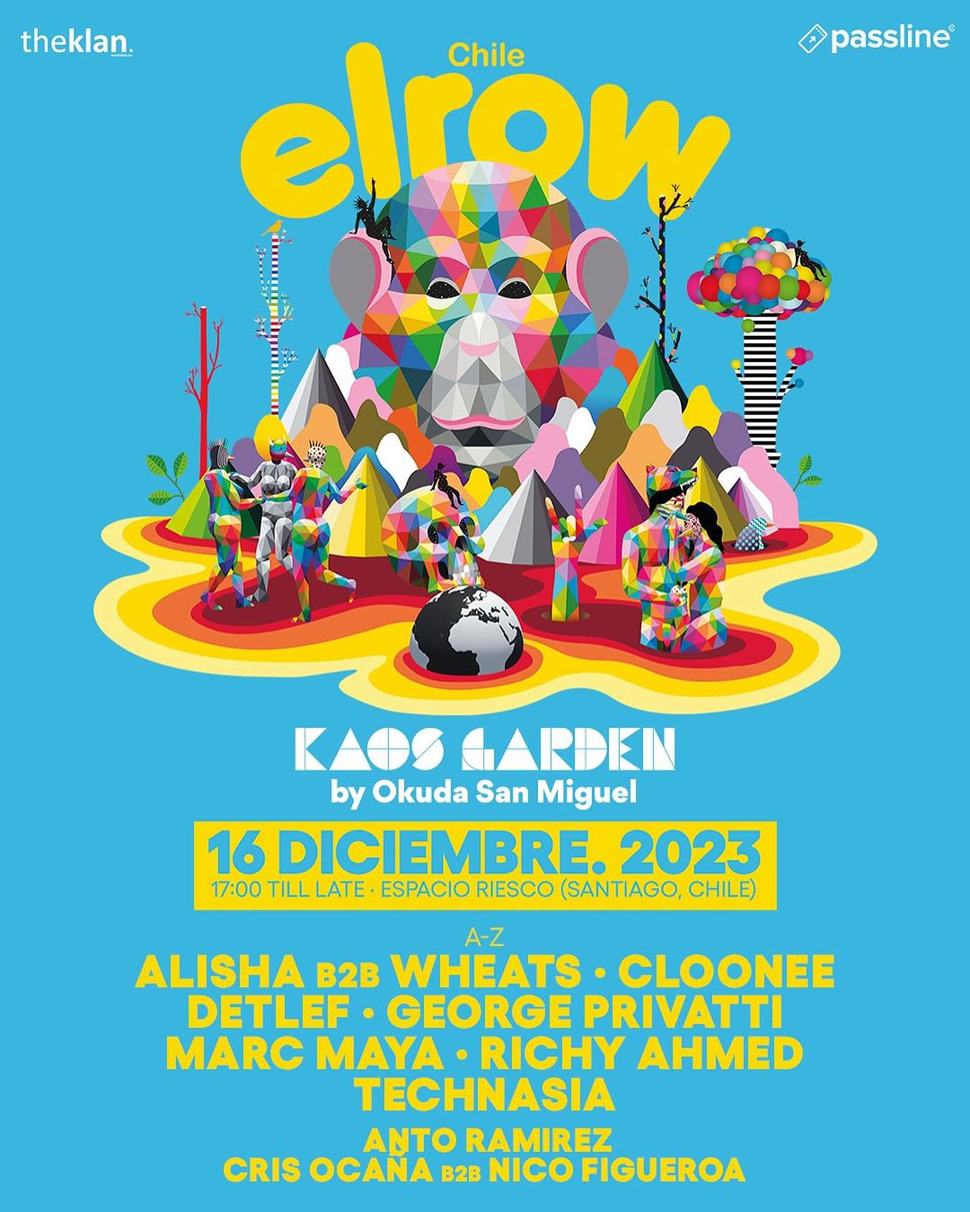 ¡La espera terminó! ElRow revela su emocionante Line-up para su edición en Chile. - Pulso Mag