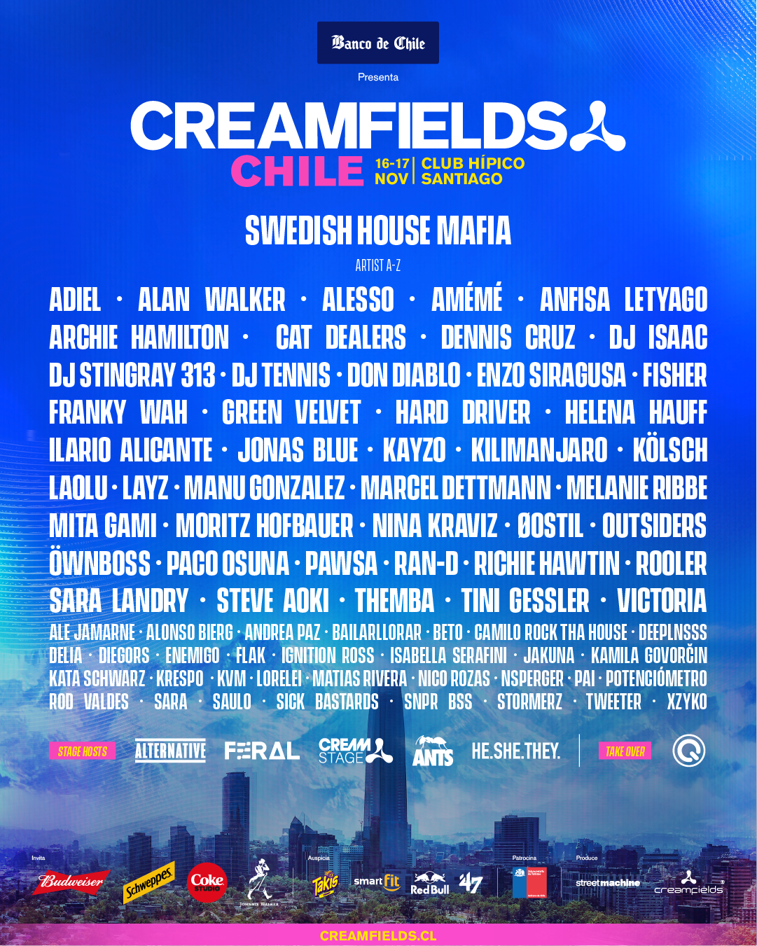 Creamfields Chile 2024 anuncia su Line Up: Dos días de festival, una ...