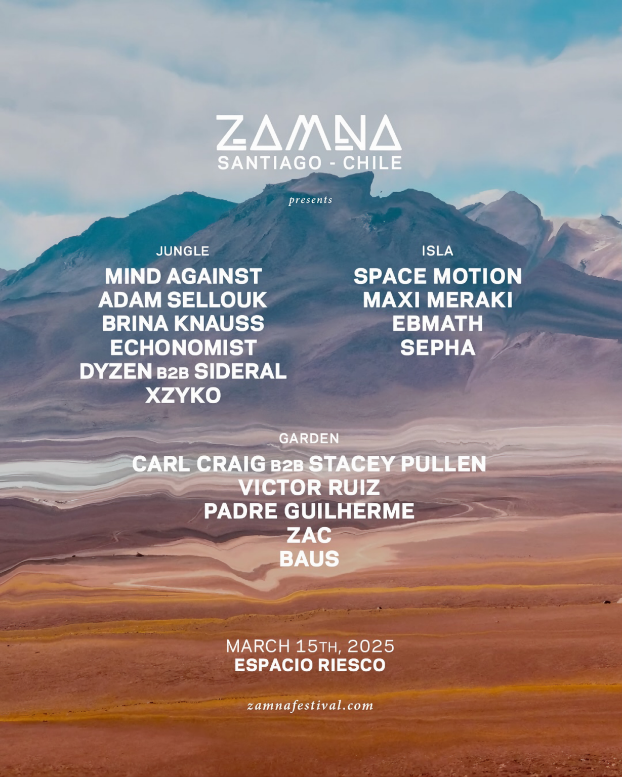 Zamna Festival Chile: Todo lo que necesitas saber a días de su debut en ...